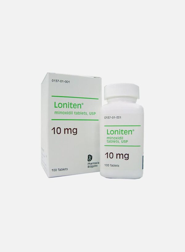 Minoxidil Loniten, 60 tabs, 10mg | AS Allure Aesthetics, Gloucester Rd ...